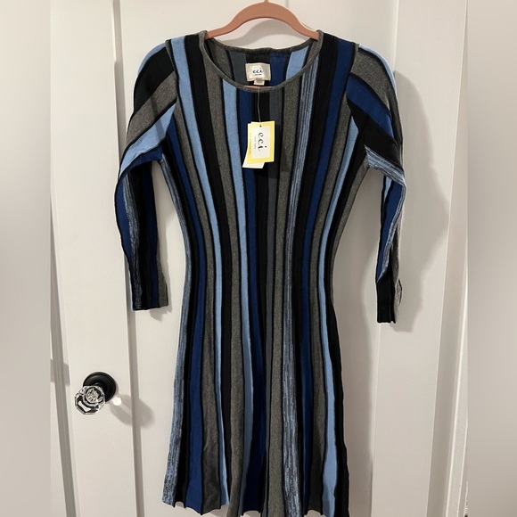 ECI | Dresses | Eci New York Dress Brand New With Tags Blue Gray And ...